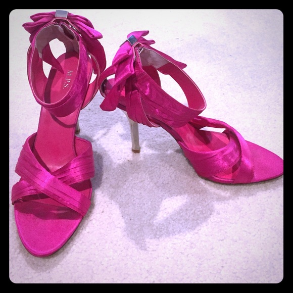 M.P.S. | Shoes | Mps Pink Bow Heels | Poshmark