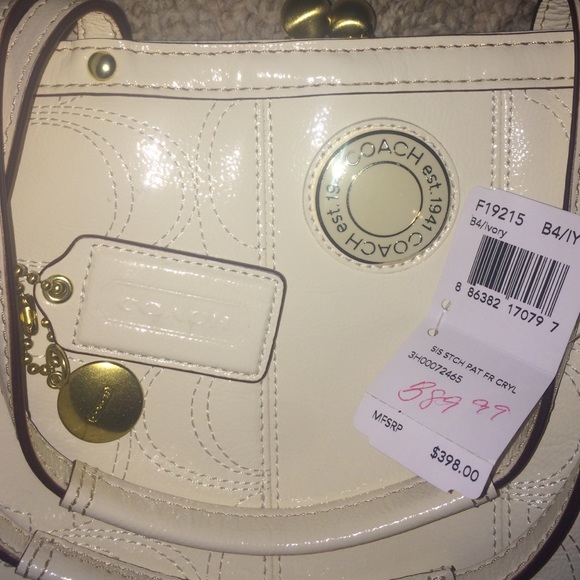 Coach | Bags | Authentic Ivory Coach Purse | Poshmark
