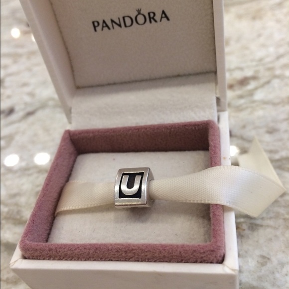Pandora | Jewelry | Pandora Letter Charm U | Poshmark