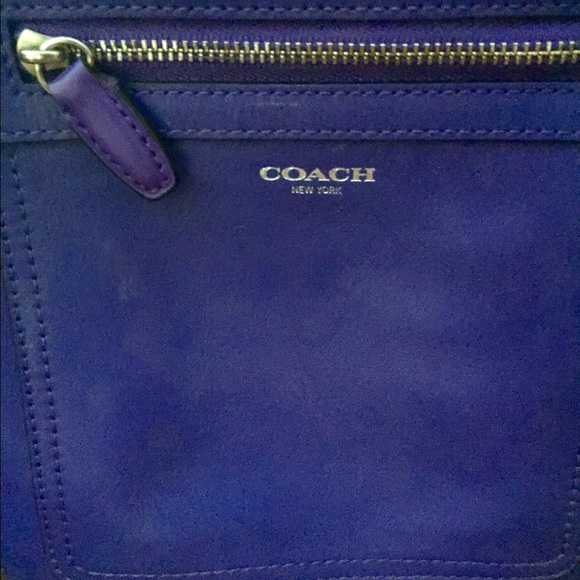 Coach | Bags | Coach Purple Textured Leather Crossbody Bag | Poshmark