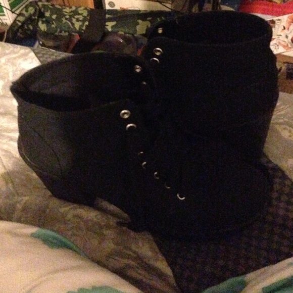 Forever 21 | Shoes | Black 2 Inch Heel Boots From Forever 2 | Poshmark