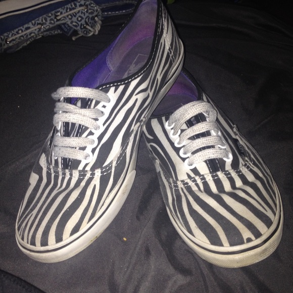 Vans | Shoes | Zebra Striped Vans | Poshmark