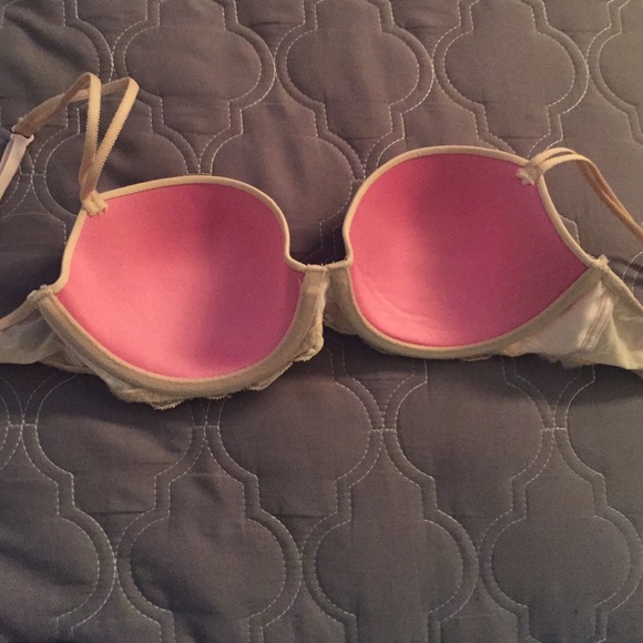 PINK Victoria's Secret | Intimates & Sleepwear | Cream 34c Bra From Vs ...