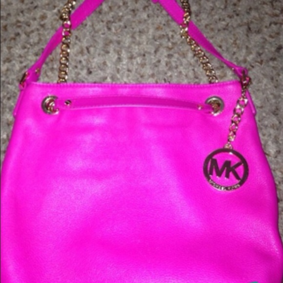 Michael Kors | Bags | Fushia Colored Pink Michael Kors Purse | Poshmark