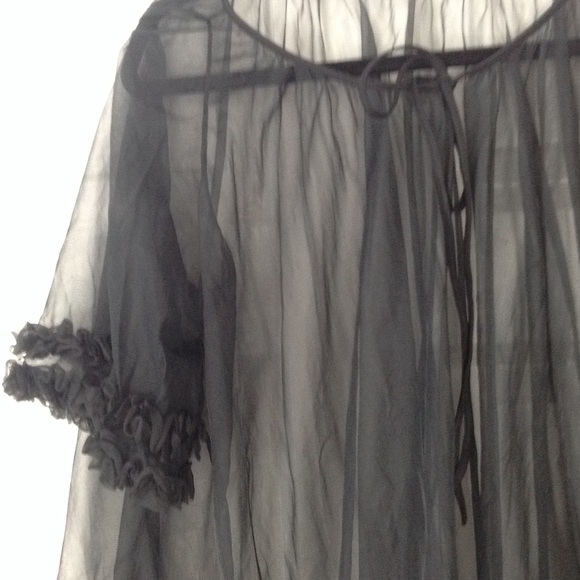 Other | Gorgeous Retro Nightie Ruffle Cover Up Pinup | Poshmark