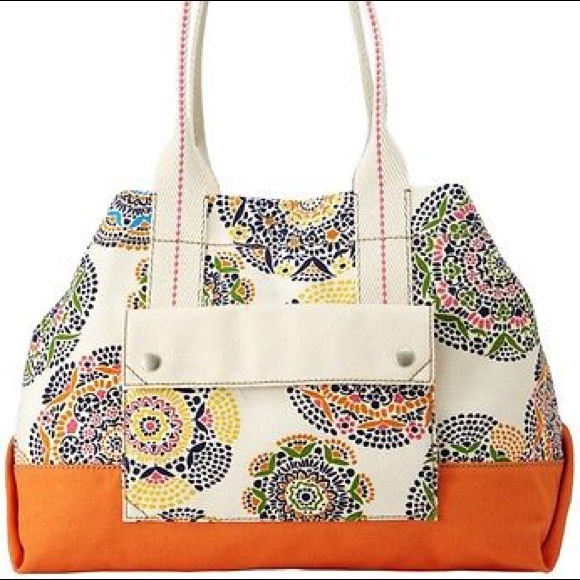 Fossil | Bags | Fossil Lena Canvas Tote | Poshmark