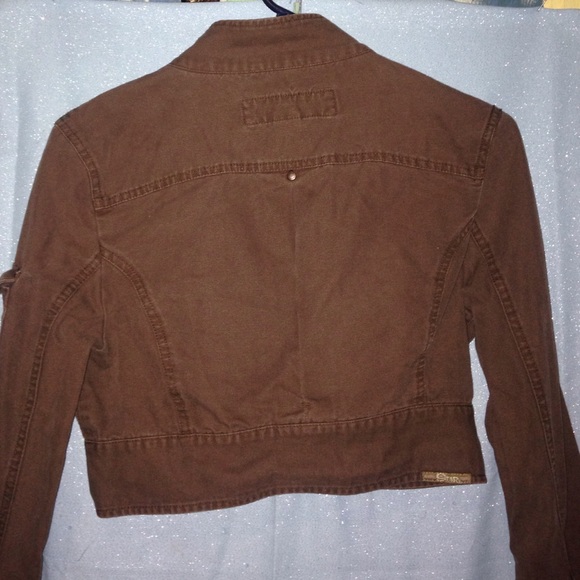 Star jeans | Jackets & Coats | Star Jeans Medium Brown Crop Jacket ...