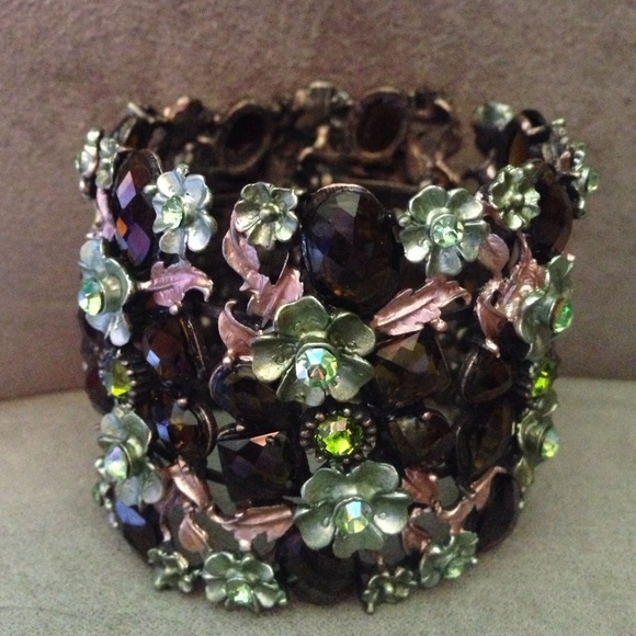 Jewelry | Beautiful Floral Cuff Bracelet | Poshmark