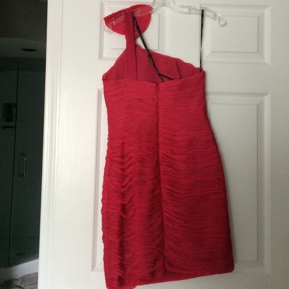 Phoebe Couture | Dresses | Phoebe Couture Hot Pink One Shoulder Dress ...