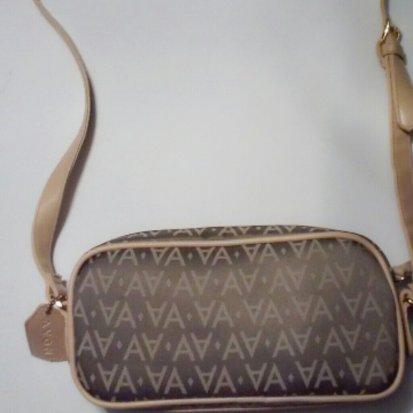 Avon | Bags | Avon Crossbody Bag Brown Beige | Poshmark