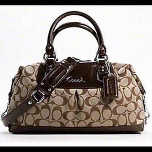 69% off Coach Handbags - Authentic Coach Ashley Satchel "Geranium" from ...