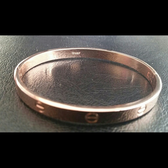 Bracelet | Jewelry | 8k Rose Gold Plated Unisex Bangle Bracelet | Poshmark