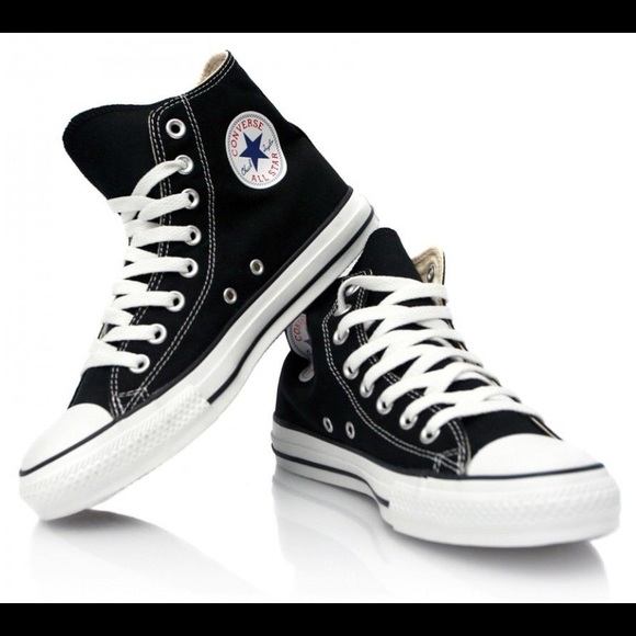 Converse | Shoes | New Black Hi Top Converse | Poshmark