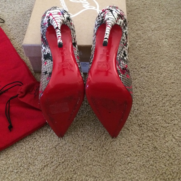 Christian Louboutin | Shoes | Authentic Christian Louboutin Python So ...