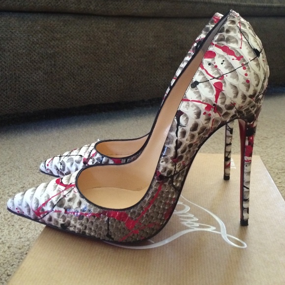 Christian Louboutin | Shoes | Authentic Christian Louboutin Python So ...