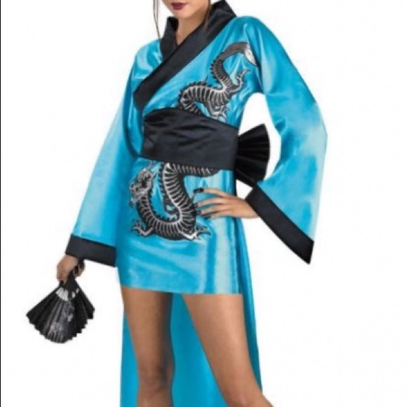 Leg Avenue | Dresses | Blue Japanese Geisha Leg Avenue Halloween ...