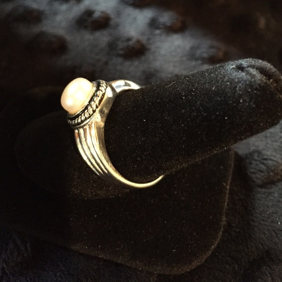 Avon | Jewelry | 925 Sterling Silver Antiqued Pearl Ring | Poshmark