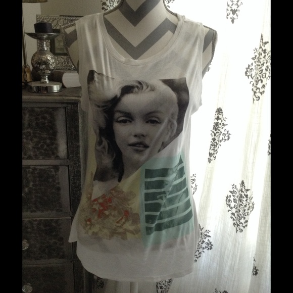 Tops | Marilyn Monroe Muscle Tee | Poshmark
