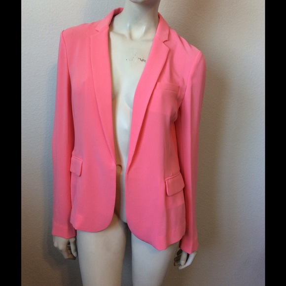 Diane Von Furstenberg | Jackets & Coats | Dvf Victor Pink Blazer | Poshmark