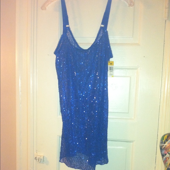 Passion Forever | Intimates & Sleepwear | Royal Blue Sheer Sequin ...