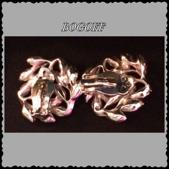 BOGOFF | Jewelry | Vintage Bogoff Earrings | Poshmark