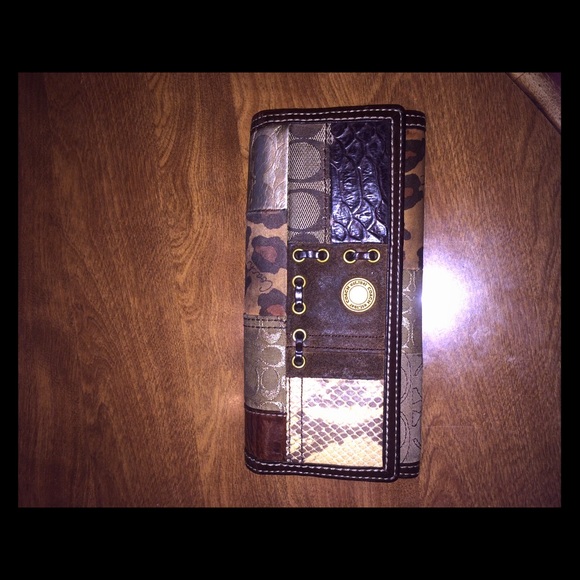 Coach | Bags | Rare Patchwork Coach Wallet | Poshmark