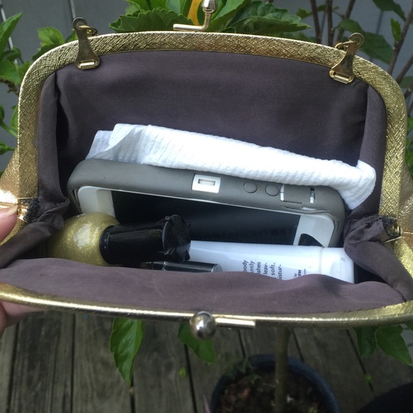 Bags | Gold Colored Evening Purse | Poshmark
