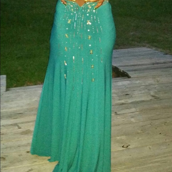 Dresses | Jade Green Prom Dress | Poshmark