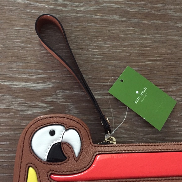 kate spade | Bags | Kate Spade Macaw Parrot Clutchbuffet Parrotheads ...