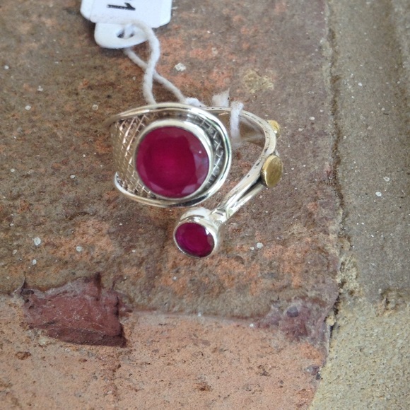 Jewelry | Victorian Red Ruby Quartz Ring | Poshmark