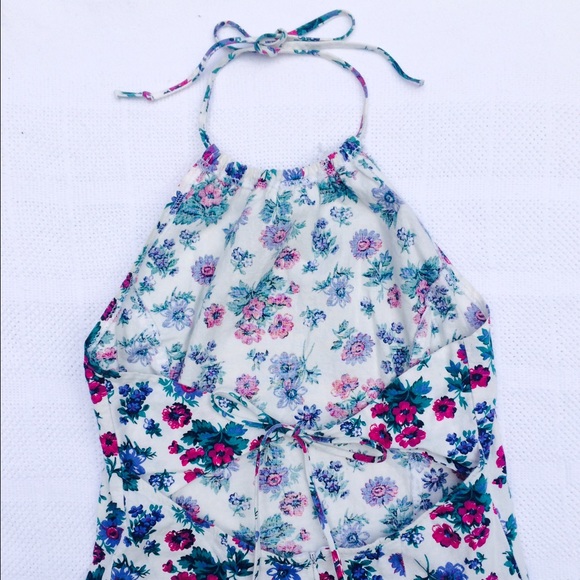 Vintage | Dresses | Vintage Floral Open Back Dress | Poshmark