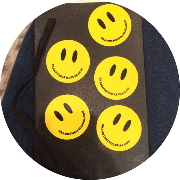Brandy Melville | Other | 5 Smiley Face Stickers | Poshmark