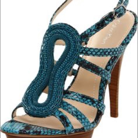 Calvin Klein | Shoes | Calvin Klein Perla Classic Python Print Sandals ...