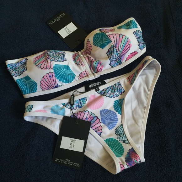 Missguided | Swim | Missguided Sea Shell Bikini Top Us 6 Bottom Us 4 ...