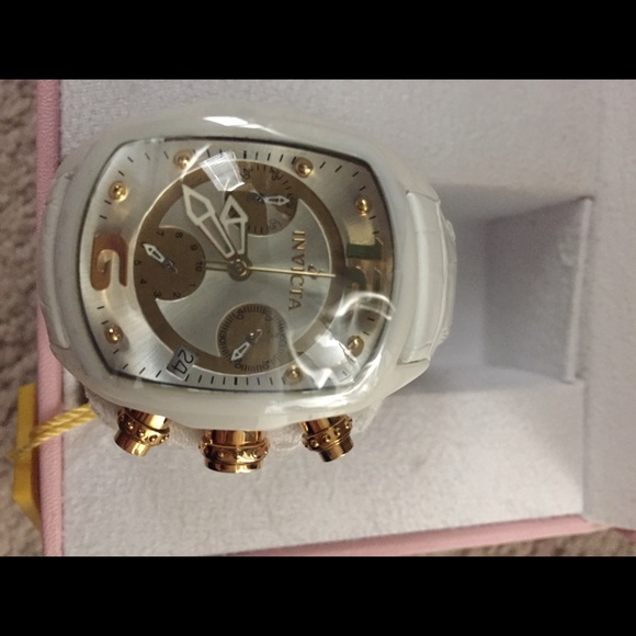 Invicta | Jewelry | Invicta Womens White Leather Watch | Poshmark