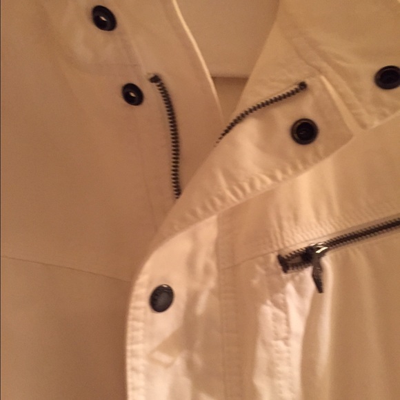 Express | Jackets & Coats | Men White Jacket With Snaps Bottoms And ...