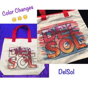 30% off del sol Handbags - Del sol beach book bag color changing from ...