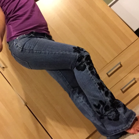 Vanilla Star | Jeans | Vanilla Star Embroidered Jeans | Poshmark