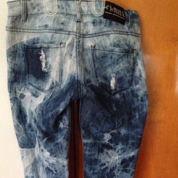 Thrill | Pants & Jumpsuits | Bleach Tye Dye Jeans | Poshmark