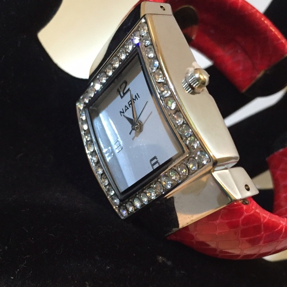 Narmi | Accessories | Salebeautiful Narmi Bracelet Watch Red | Poshmark