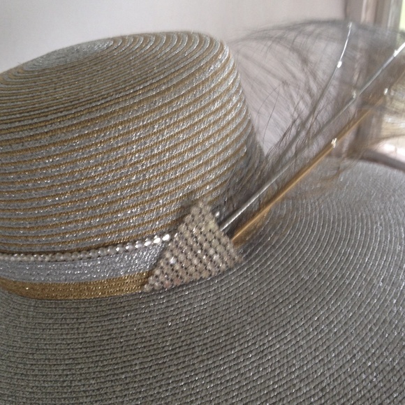 Bellini | Accessories | Stunning Silver And Gold Hat By Bellini | Poshmark