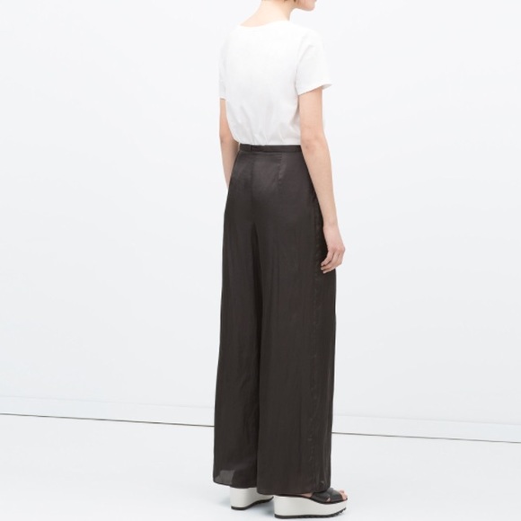 Zara | Pants & Jumpsuits | Zara Pleated Drawstring Pants | Poshmark