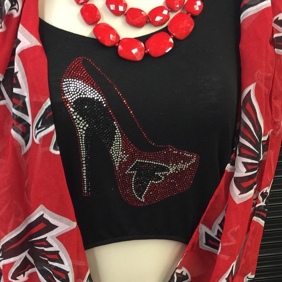 Tops | Custom Bling Atlanta Falcons Gear | Poshmark
