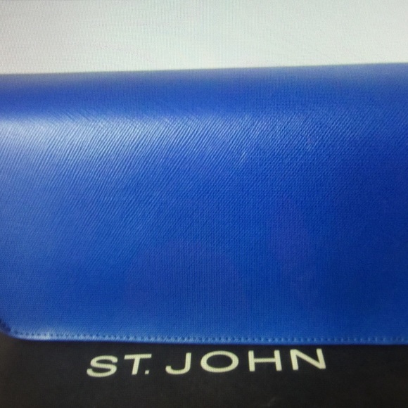 St. John | Bags | St John Knit Blue Azure Cross Body Handbag | Poshmark