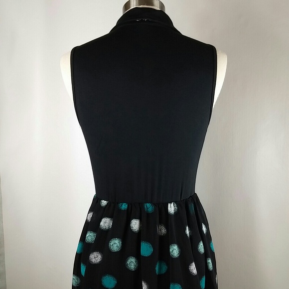 eric & lani | Dresses | Dress With Black Top Polka Dot Skirt | Poshmark