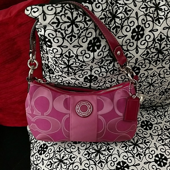 Coach | Bags | Coach Small Fuschia Hobo | Poshmark