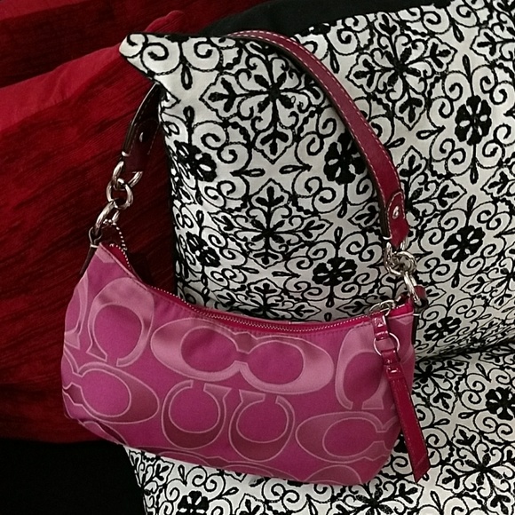 Coach | Bags | Coach Small Fuschia Hobo | Poshmark