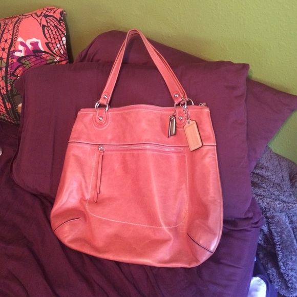 Coach | Bags | Coach Limited Edition Pink Leather Tote Bag | Poshmark