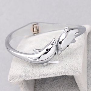 Jewelry | Dolphin Hinge Bangle Bracelet | Poshmark