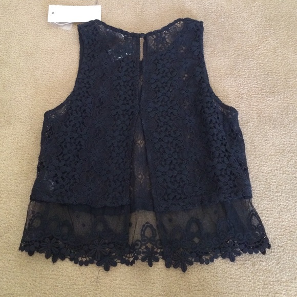 Lush | Tops | Lush Lace Open Back Tank | Poshmark